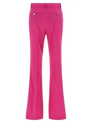 Versace Stretch Wool Flared Trousers