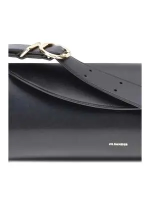JIL SANDER Large Cannolo Shoulder Bag