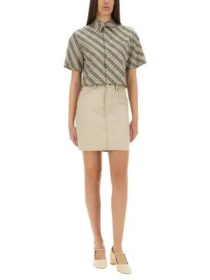 Burberry Denim Skirt