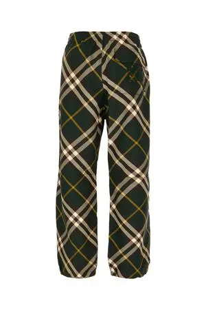 Burberry Checked Trousers - Multicolor