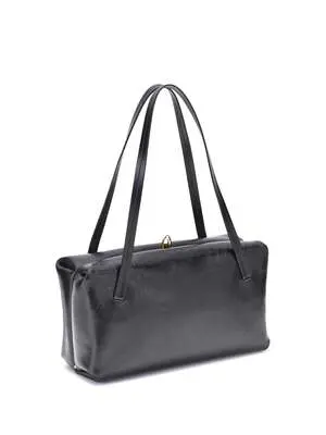 JIL SANDER Small Goji Pillow Shoulder Bag - Black