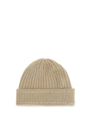 Burberry Wool Beanie - Cream