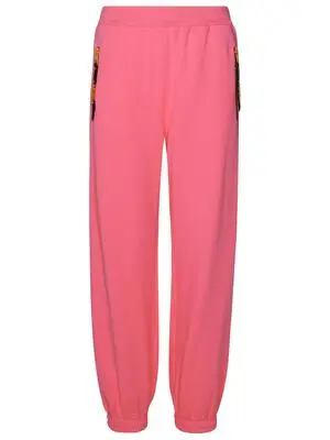 Moschino Fuchsia Cotton Pants - Pink