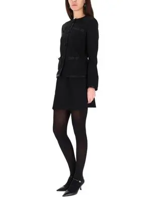 Dolce & Gabbana Double Crepe Basque Skirt