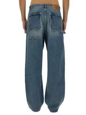 Moschino Wide-leg Denim - Blue