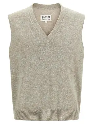 MAISON MARGIELA Bouclé Knit Vest