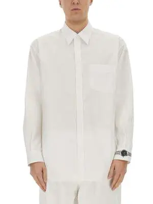 Moschino Wristwatch Print Shirt - White