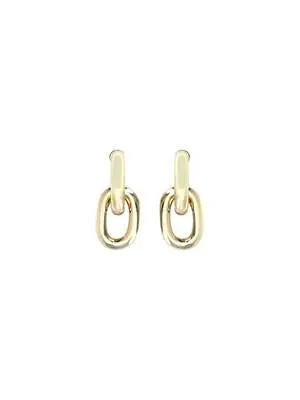 Rabanne Double Xl Link Earrings - Gold