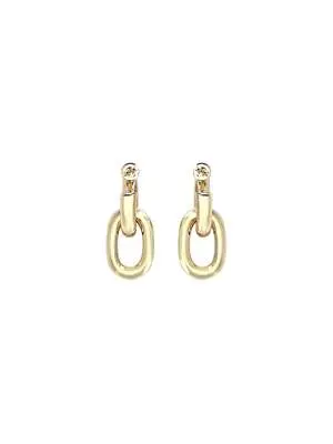 Rabanne Double Xl Link Earrings - Gold