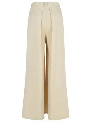 MAISON MARGIELA Over' Ivory Cotton Blend Pants