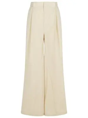 MAISON MARGIELA Cotton Blend Pants - Cream