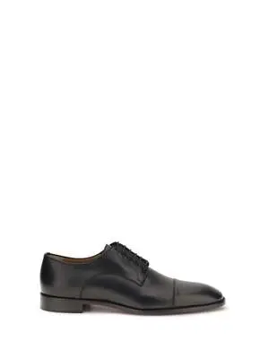 CHRISTIAN LOUBOUTIN Greggo Oxford Leather Lace-up Shoes - Black