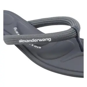 Alexander Wang Jenna Tubular Flat Thong Sandals - Gray
