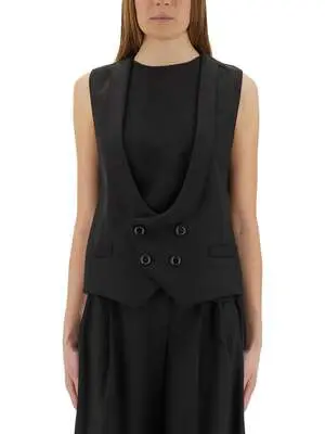 Moschino Virgin Wool Vest - Black