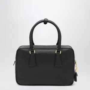 Prada Saffiano Leather Top-handle Bag - Black