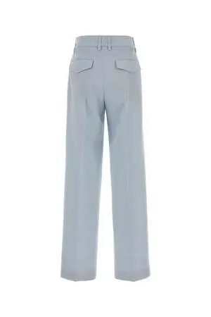 JIL SANDER Pastel Light Wool Palazzo Pant
