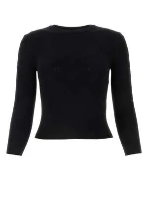 Balenciaga Wool Blend Sweater - Black