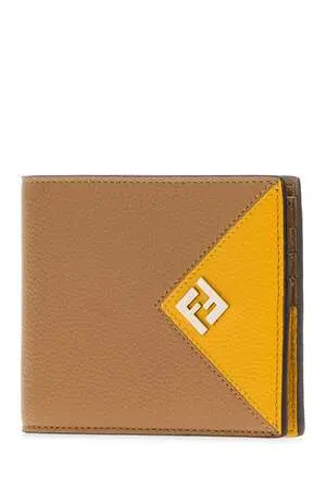 Fendi Beige Leather Lui Wallet