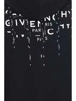 Givenchy Photographic Negative Print Fleece Zip Hoodie