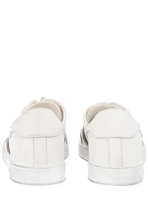 Gucci Leather Stretch Sneakers