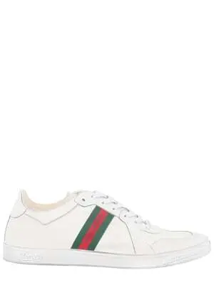Gucci Leather Stretch Sneakers