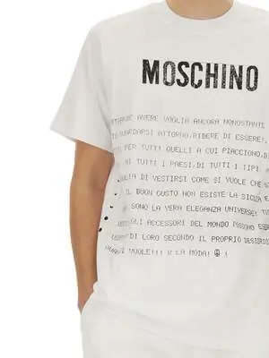 Moschino Message Print T-shirt