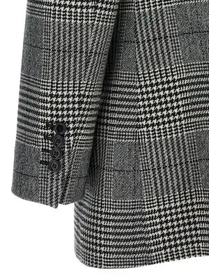 Dolce & Gabbana Pied De Poule Cashmere Blend Blazer - Multicolor