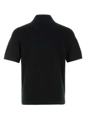 Burberry Wool Polo Shirt - Black