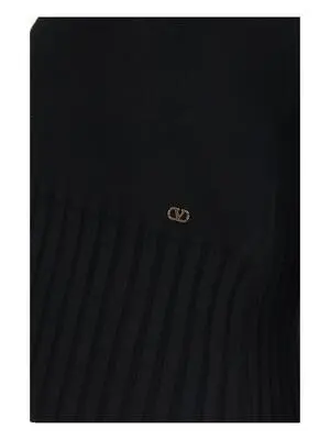 Valentino Garavani Bicolor V-neck Cardigan