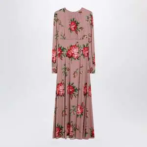 Dolce & Gabbana Printed Crêpe Dress - Pink