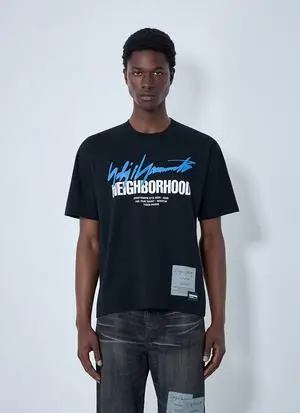 Yohji Yamamoto X Neighborhood Cotton T-shirt - Black