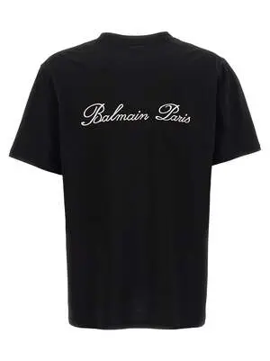 Balmain Signature' T-shirt - Multicolor