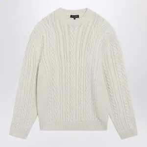 Loro Piana Schooner Sweater In Cashmere And Alpaca - Cream