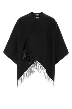 Burberry Wool Reversible Cape - Black
