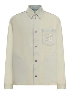 GOLDEN GOOSE Sand Denim Work Jacket - Multicolor