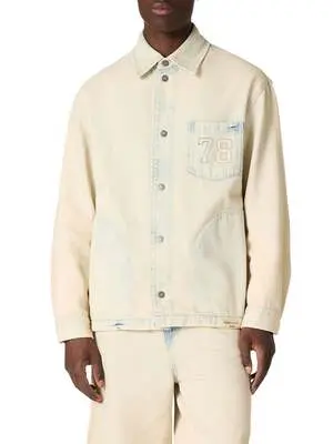 GOLDEN GOOSE Sand Denim Work Jacket