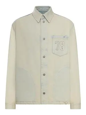 GOLDEN GOOSE Sand Denim Work Jacket - Multicolor