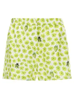 Versace Strawberry Garden' Shorts - Multicolor