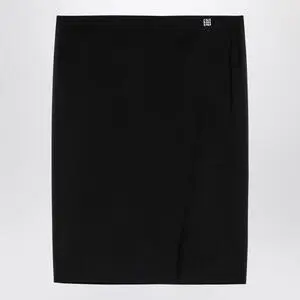 Givenchy Wool Skirt With Metal Button 4g