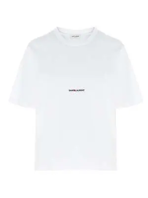 Saint Laurent Rive Gauche' T-shirt - White