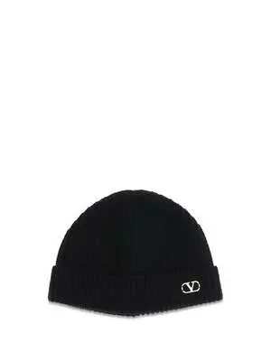 Valentino Garavani Vlogo Beanie - Black