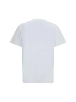 GANNI Cotton Raspberry T-shirt - White