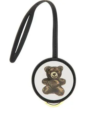 Moschino Leather Keychain - Multicolor