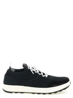 Kiton Technical Cotton Sneakers - Black