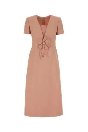Valentino Garavani Wool Blend Dress - Pink