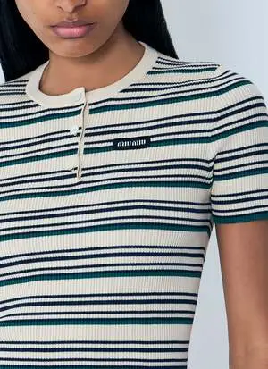 Miu Miu Stripes T-shirt