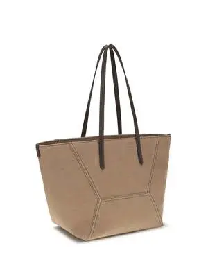 Brunello Cucinelli Canvas Shoulder Bag
