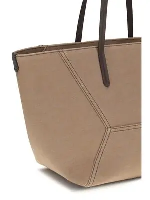 Brunello Cucinelli Canvas Shoulder Bag