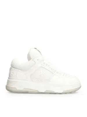 Amiri Ma1 Sneakers In Leather And Fabric - White