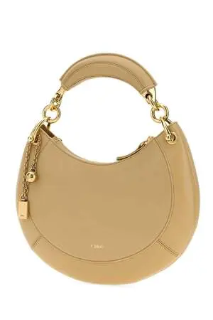 Chloé Leather Banana Handbag - Brown